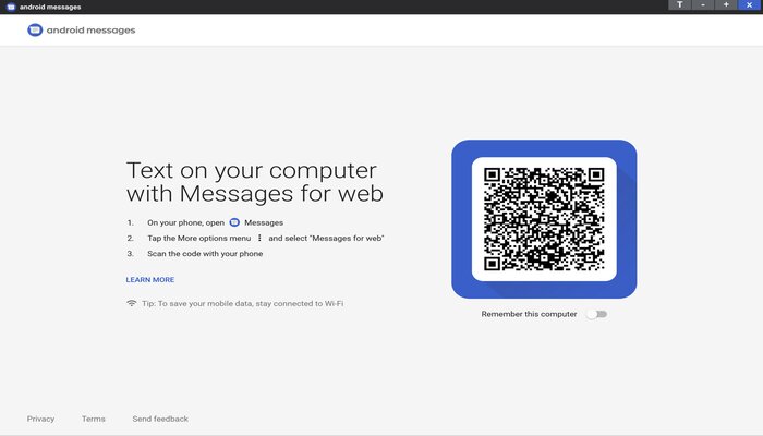 Here’s how to use Google Messages on your laptop