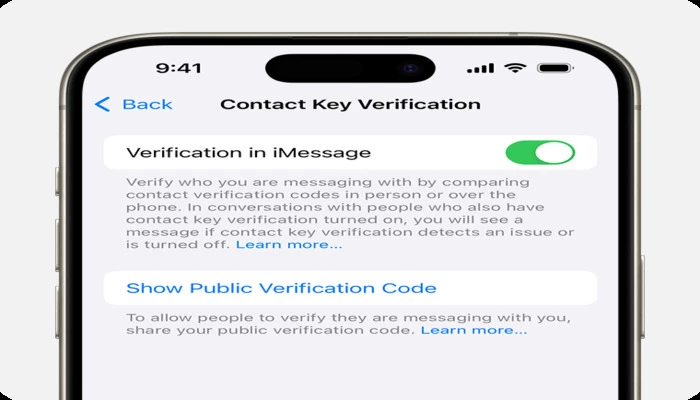 Here’s how to use iMessage Contact Key Verification on iPhone