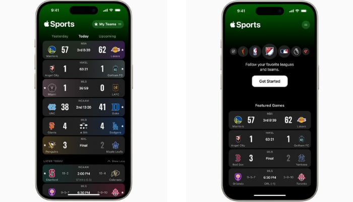 Apple Sports introduces live scores on iPhone lock screen with iOS 18