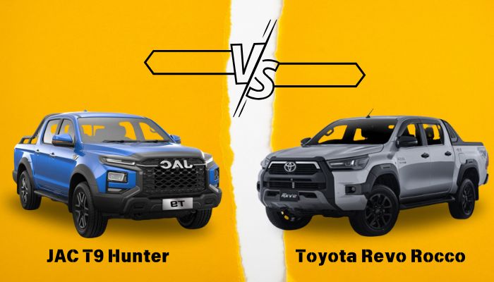 JAC T9 Hunter vs Toyota Revo Rocco: A detailed comparison